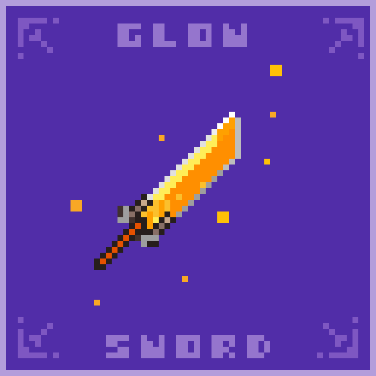 Pixilart - Glow Sword by Golden-Warrior