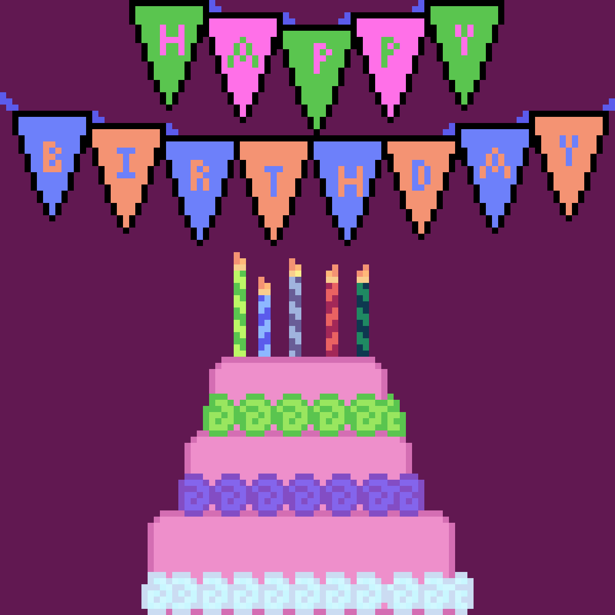 Pixilart - Happy Birthday by PlaguedFox