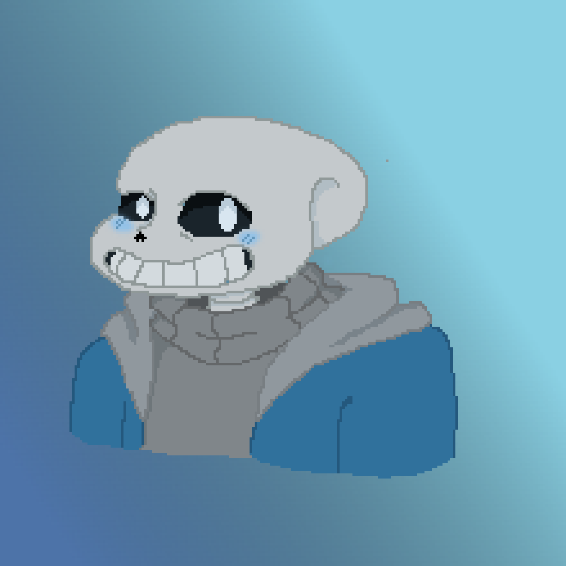 Pixilart - sans by Moonhart