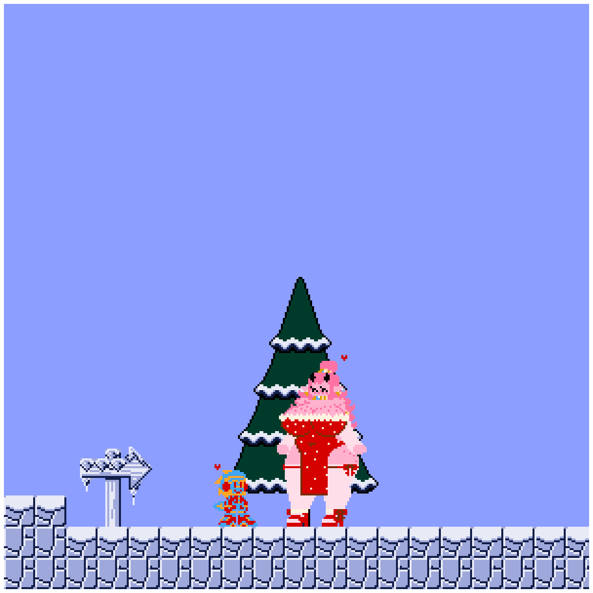 Pixilart - Axo Christmas by JamGamerXL