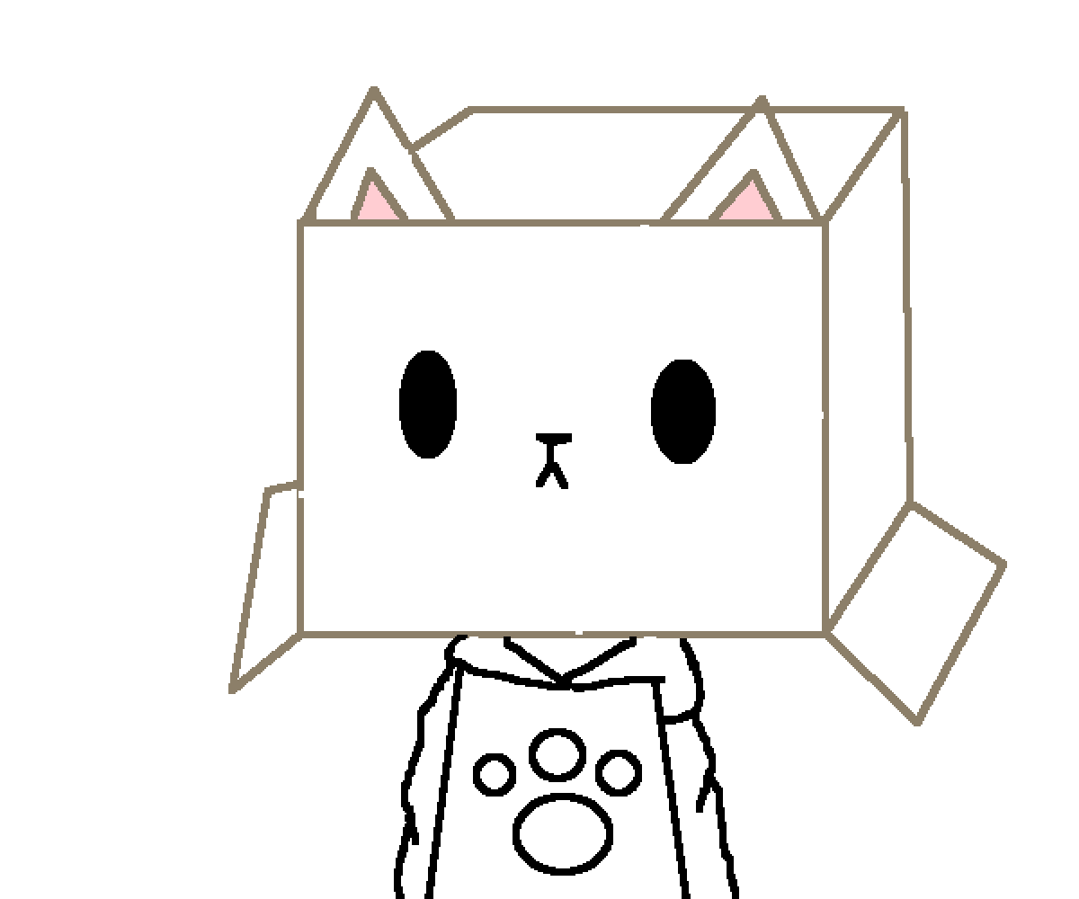 Pixilart - Box head base by ligitsnowball