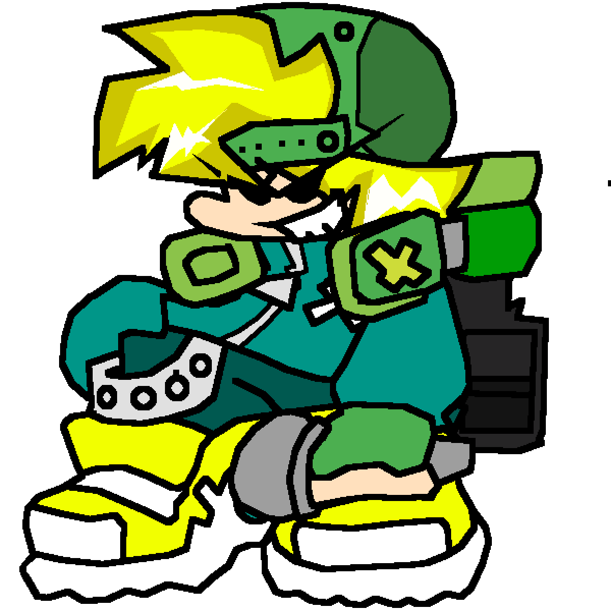 Pixilart - fnf bf hd Remake by MrN3GATIVE