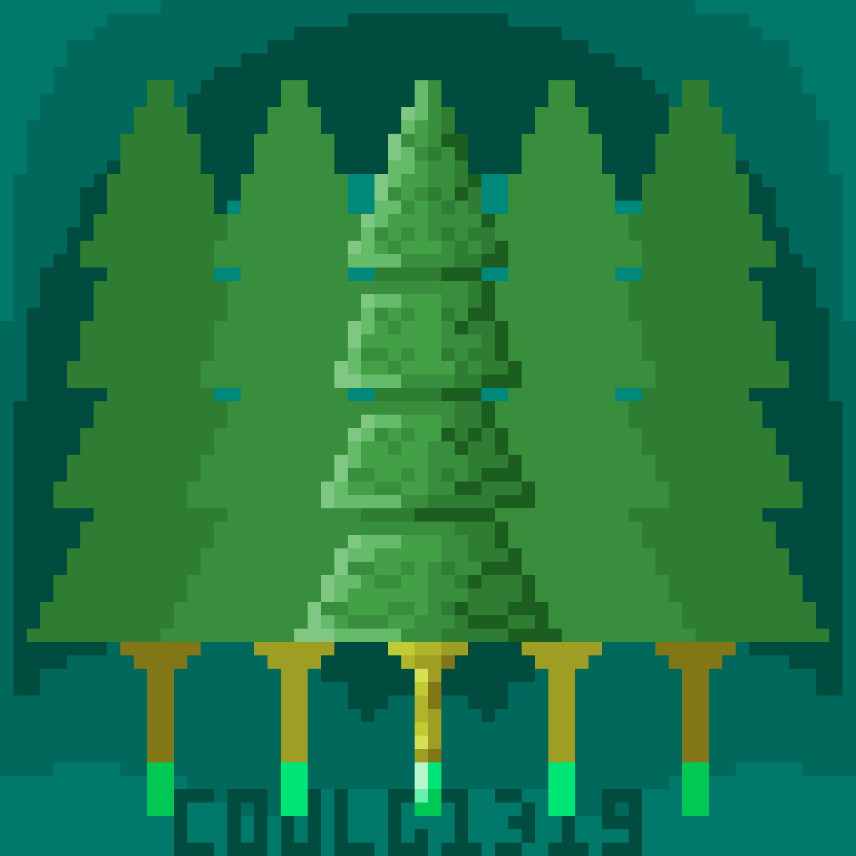 Pixilart - Swordtember Day 19 - Forest by CoolG1319