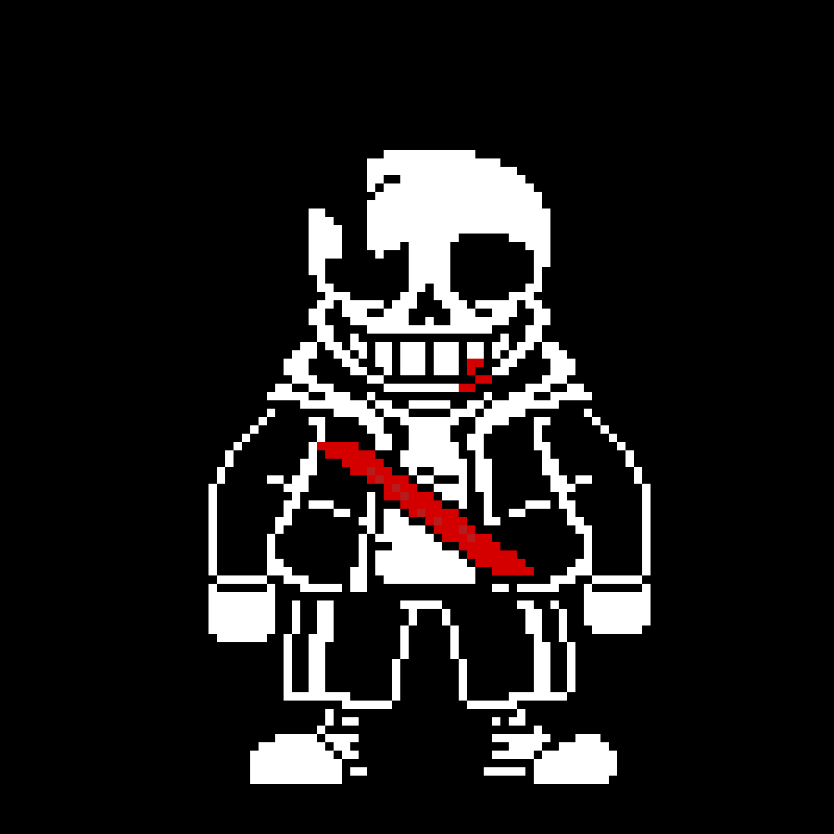 Pixilart - Last breath phase 3 sans sprites by EnderuZ