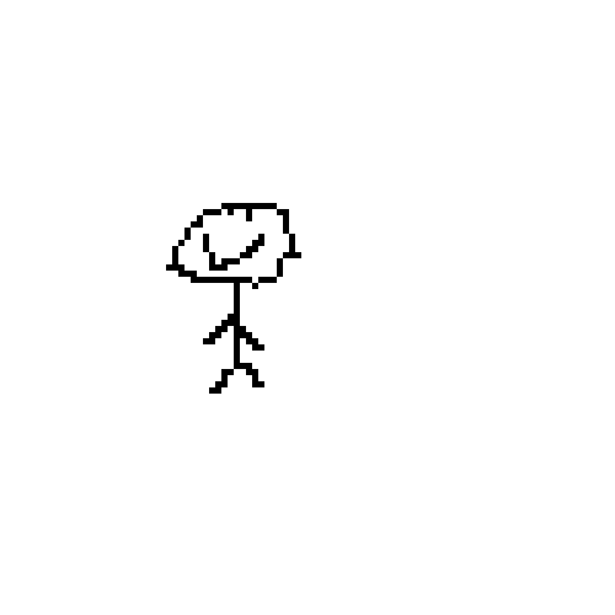 Pixilart - happy to sad stickman by Miczilla