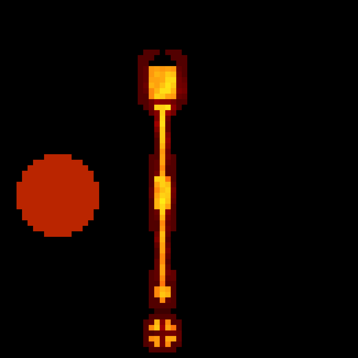 Pixilart - Nether staff by Pixilspace