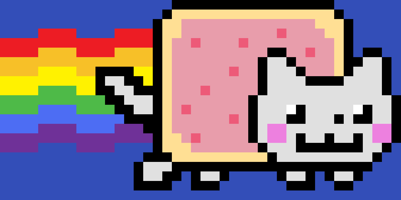Pixilart Neon Cat By Nftmakeryea
