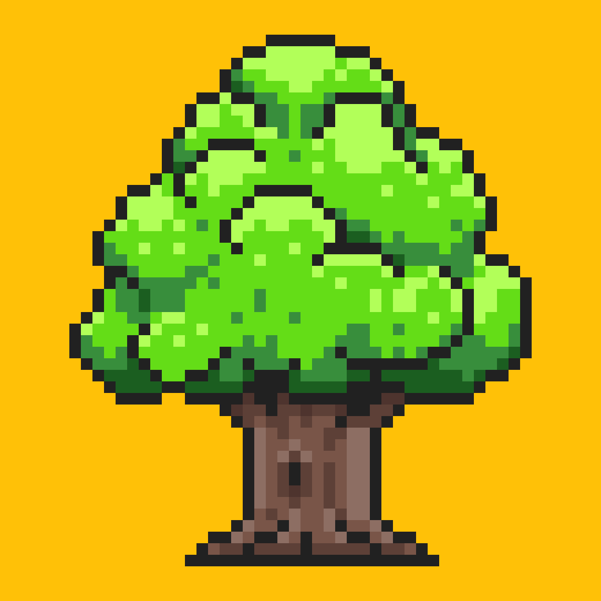 Pixilart - Tree by Jeklin