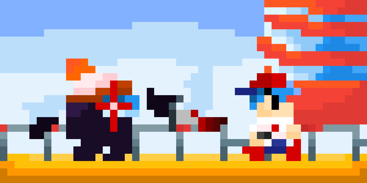 Pixilart - FNF 8 bit danger by LandonLMR