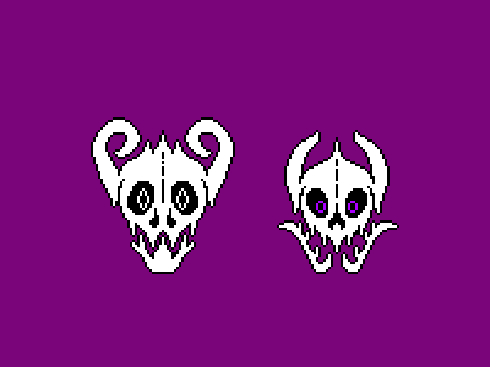 Pixilart - Gaster Blaster & Hyper Goner by Dying-Artist