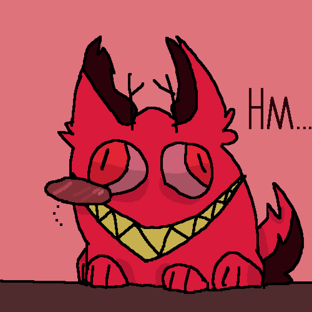 Pixilart - Cursed Cat Alastor (Hazbin Hotel) by Menacingratz
