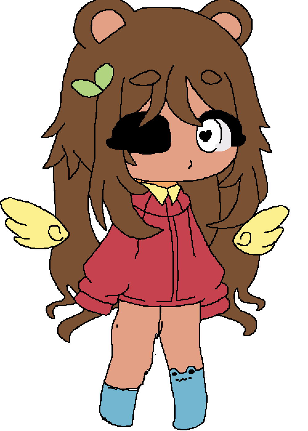 Pixilart - Gacha club max pro but a girl by niabrown