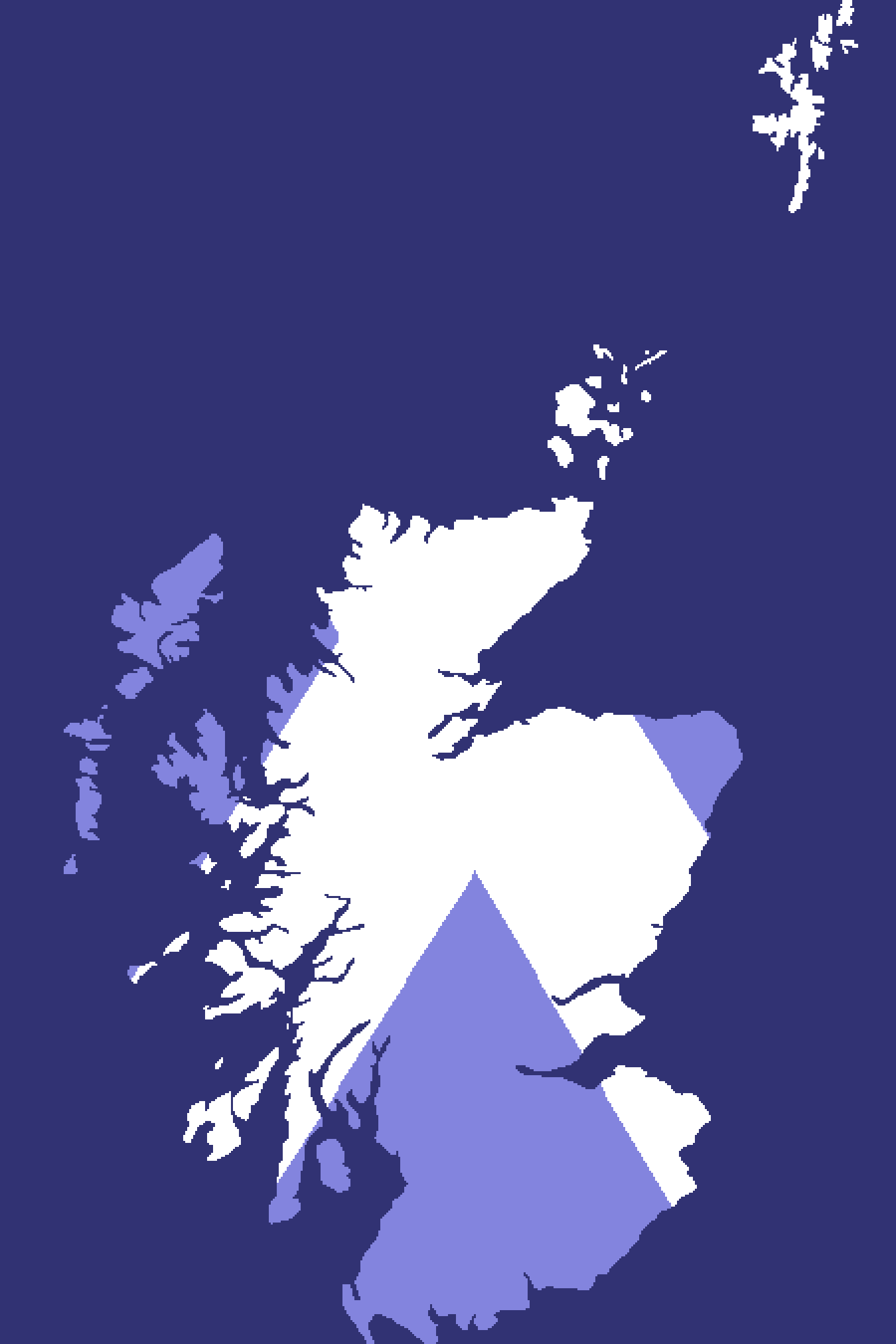 Pixilart - Flag map of Scotland! by Te-cheeseman320