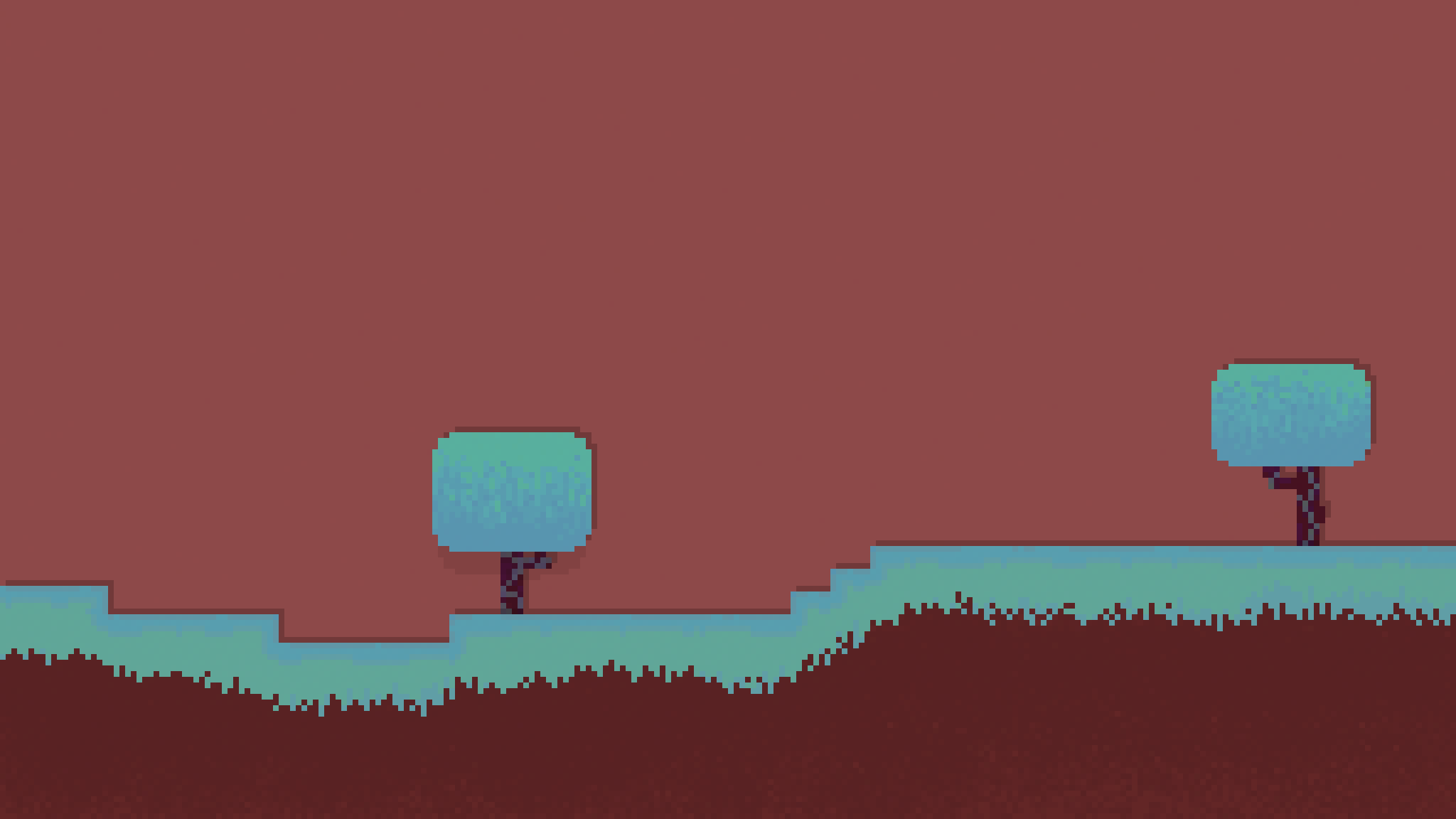 Pixilart - Minecraft Warped Forest | 256 x 144 | by SoundEffect