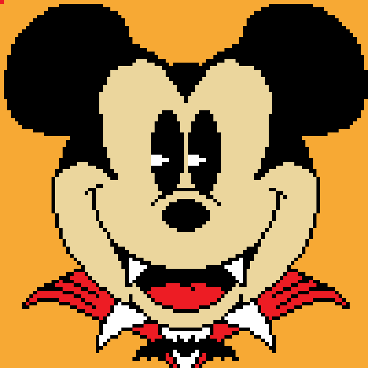 Pixilart - Mickey mouse vampire by ThaPugicorn