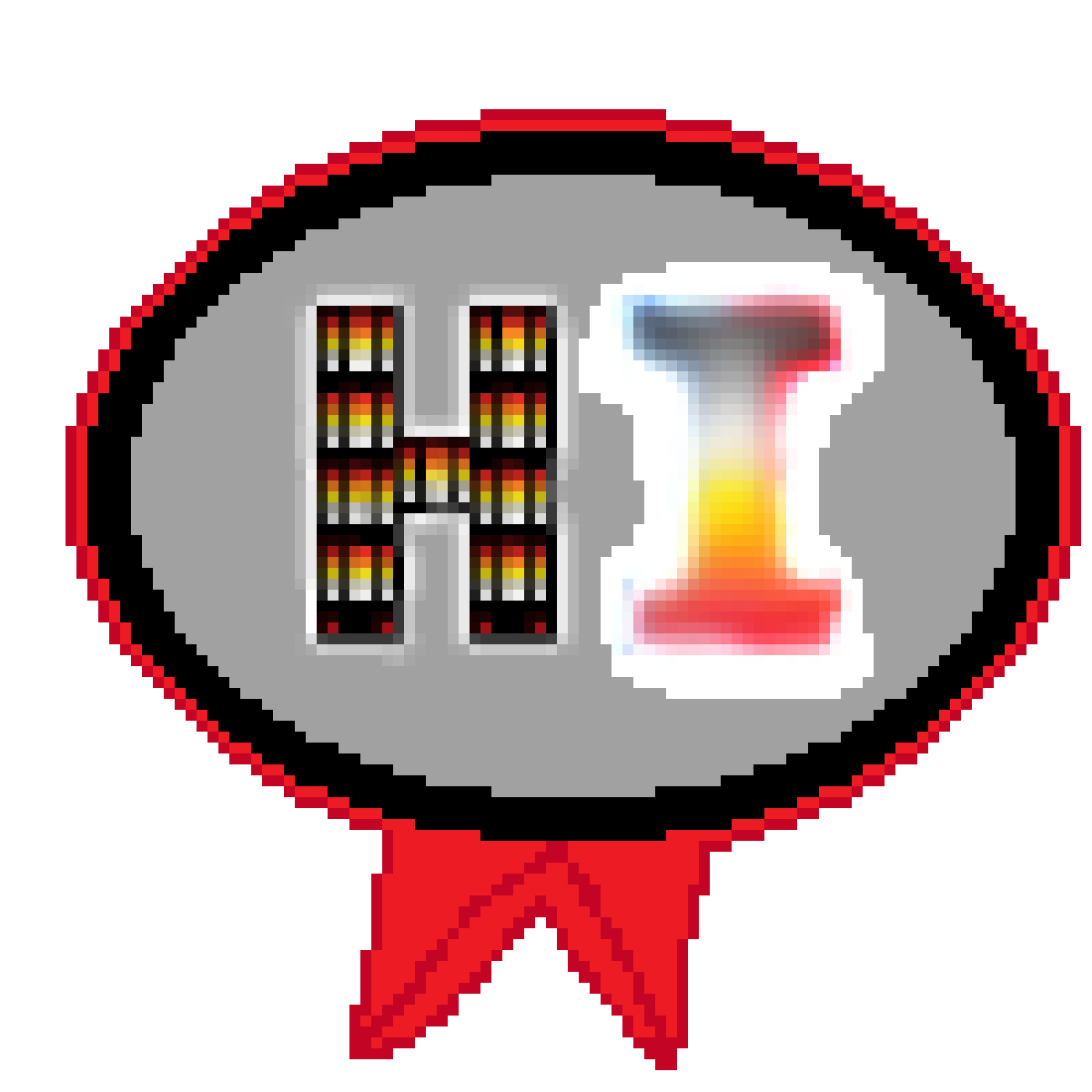 Pixilart - HI badge by RaccoonsForLife