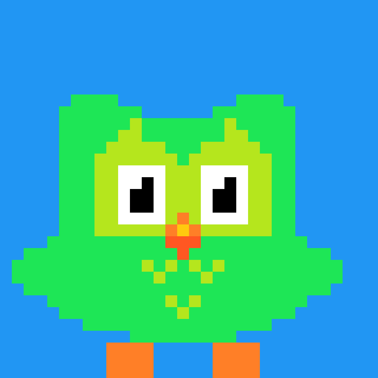 Pixilart - Duolingo by KarmaxDemon