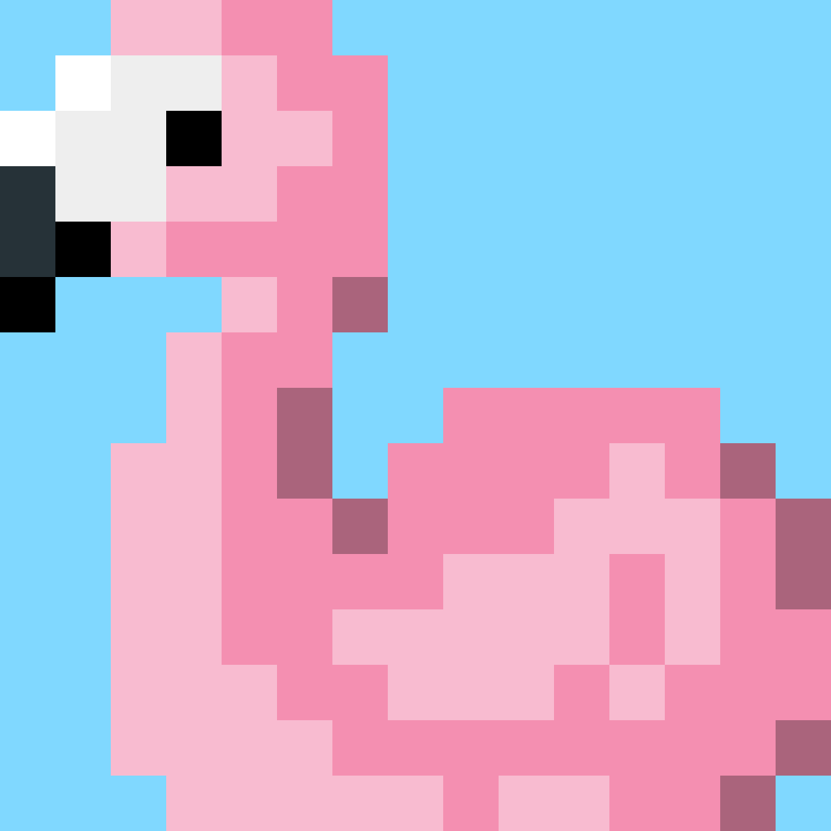 Pixilart - Flamingo by Bean-13