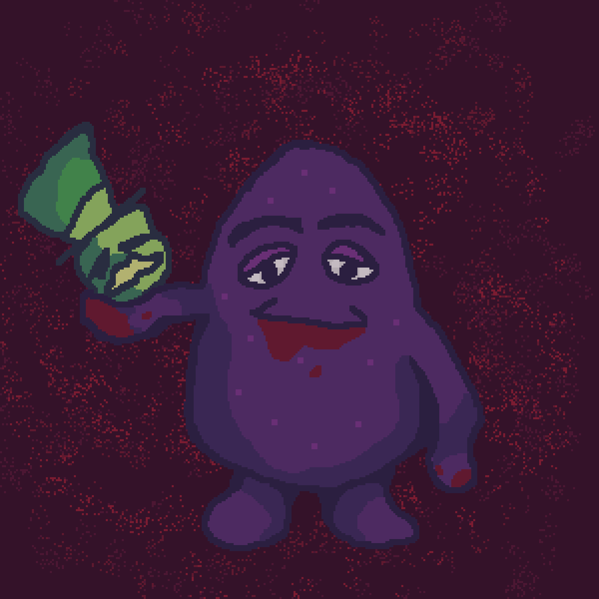 Pixilart - Grimace by orang-dummy