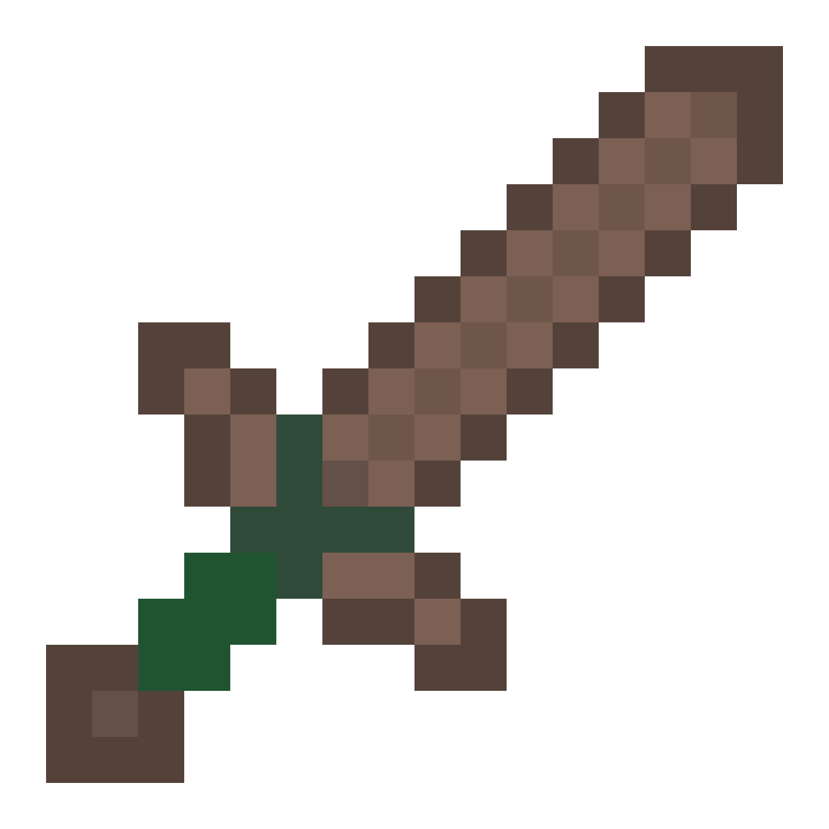 Pixilart - Retextured Minecraft Wooden Sword by Airsword