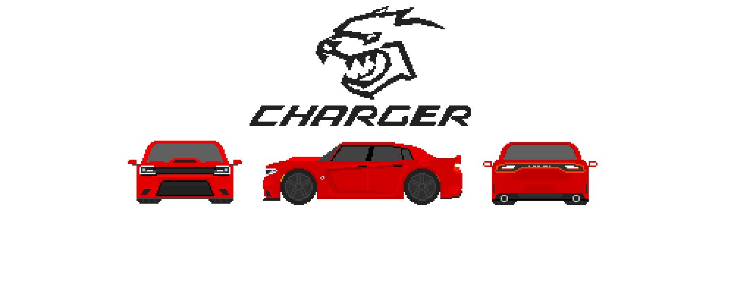 Pixilart - Dodge Charger SRT Hellcat by Quderek3