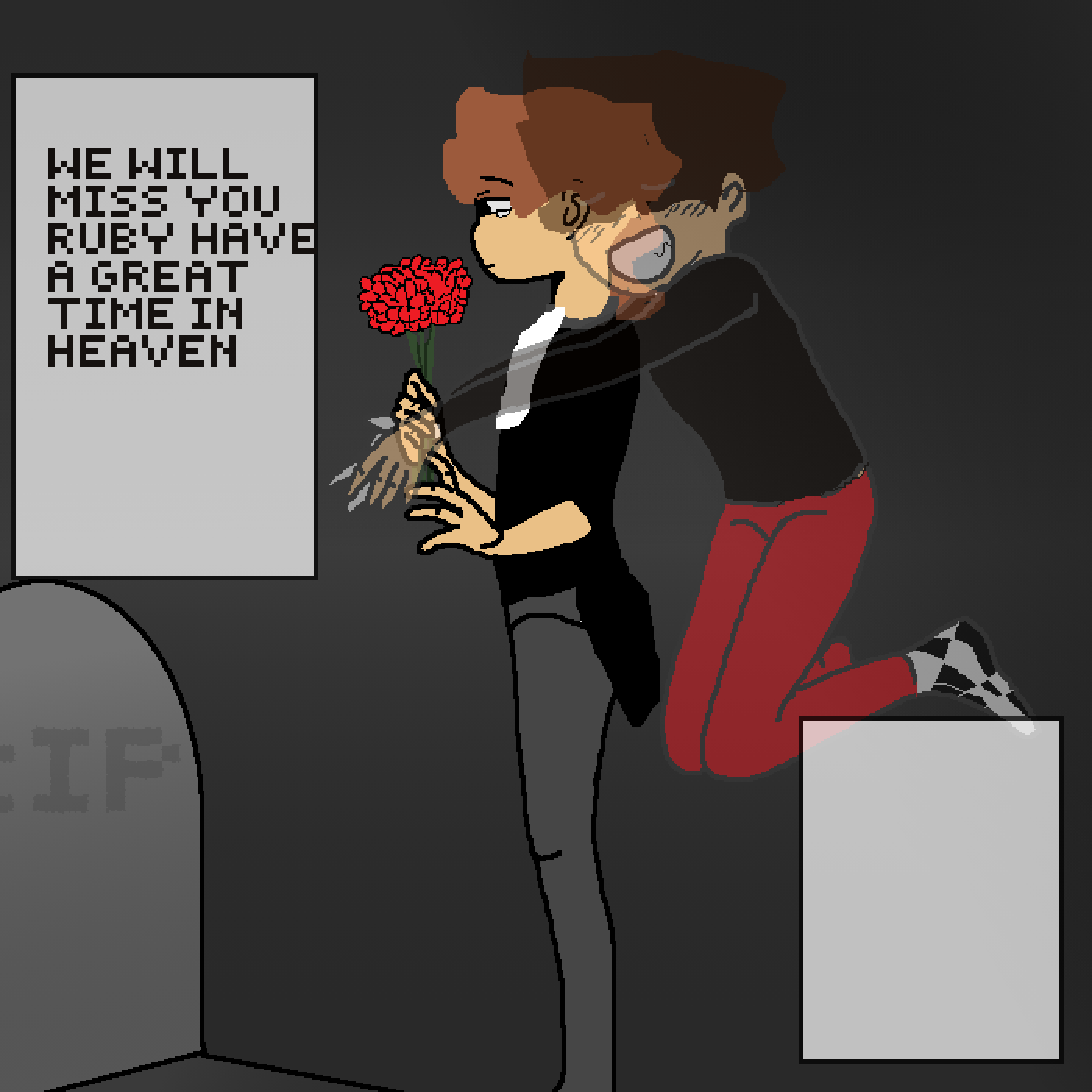 Pixilart - ill miss you ruby by panda1233