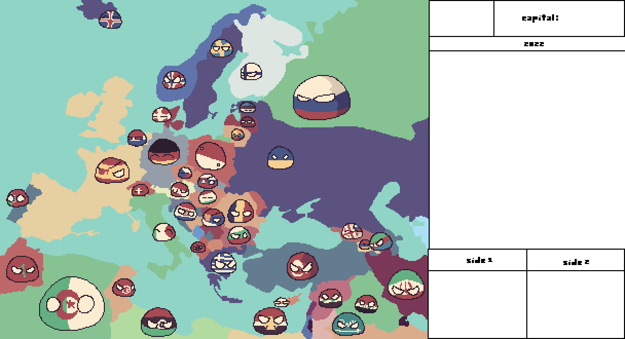 Pixilart - the map full of countryballs by Racraft4