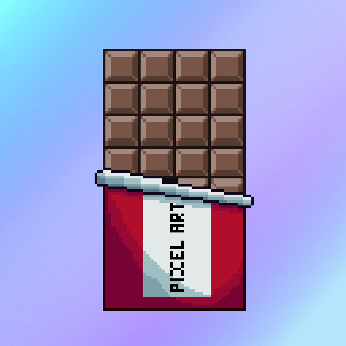 Pixilart - Chocolate bar pixel art by Fashionpup