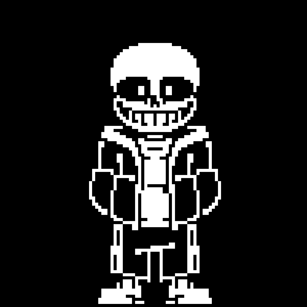 Pixilart - Sans V2 Remake V5 Beta by HDS-sans