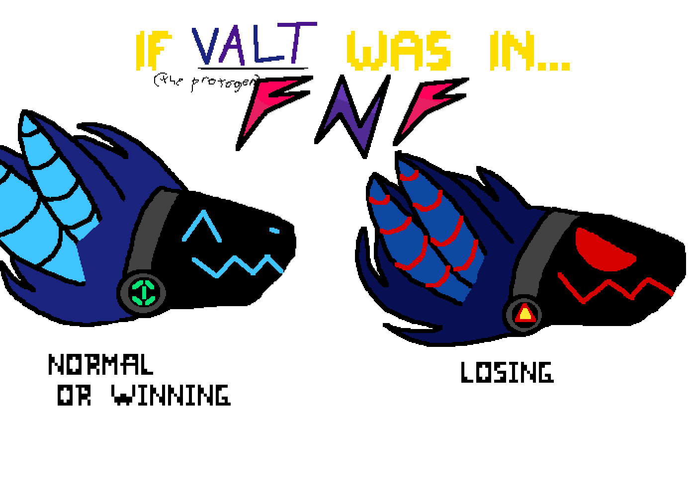 Pixilart - If my furry oc Was in FNF by Valttheprotogen