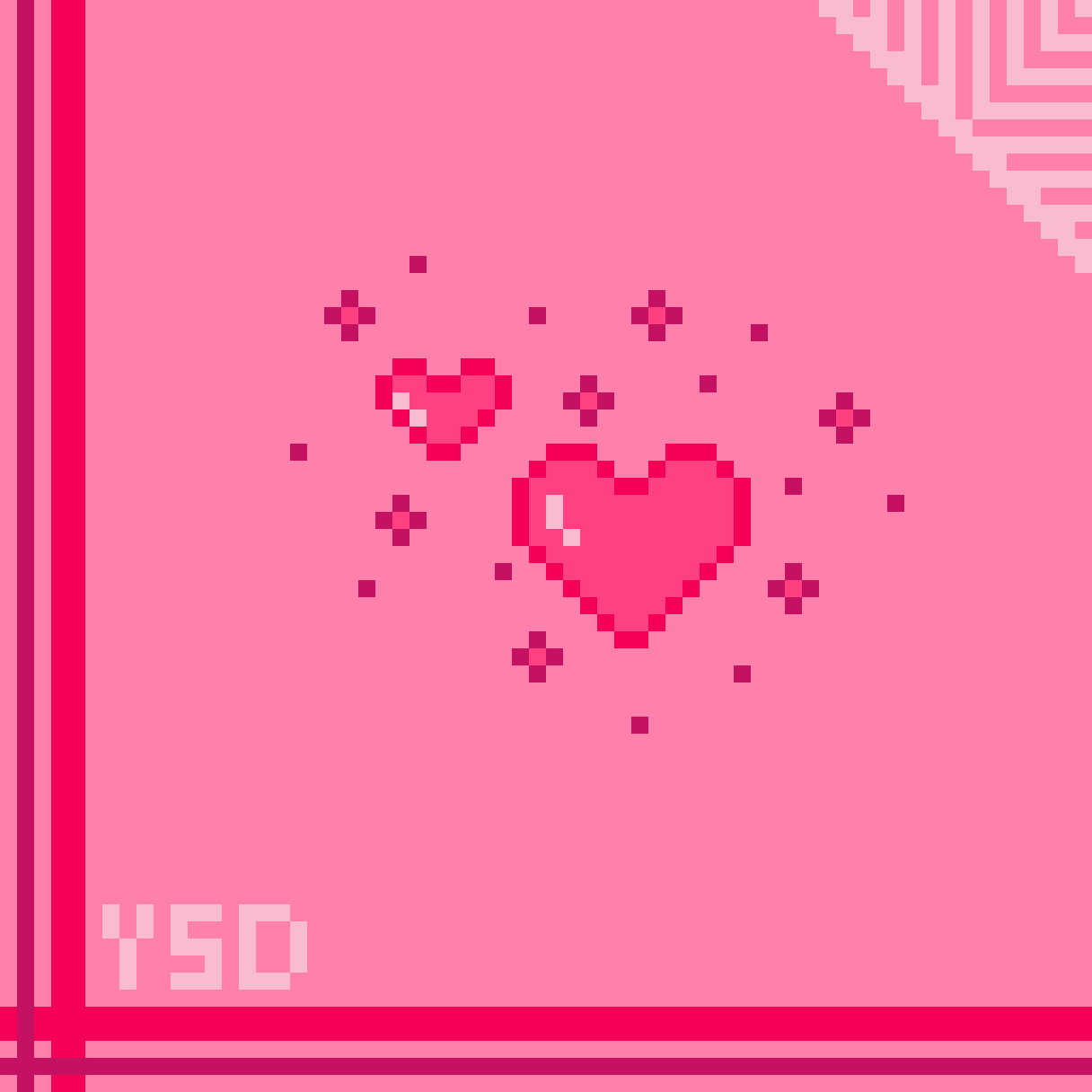 Pixilart - 2 Pink Hearts by YourSweetDream