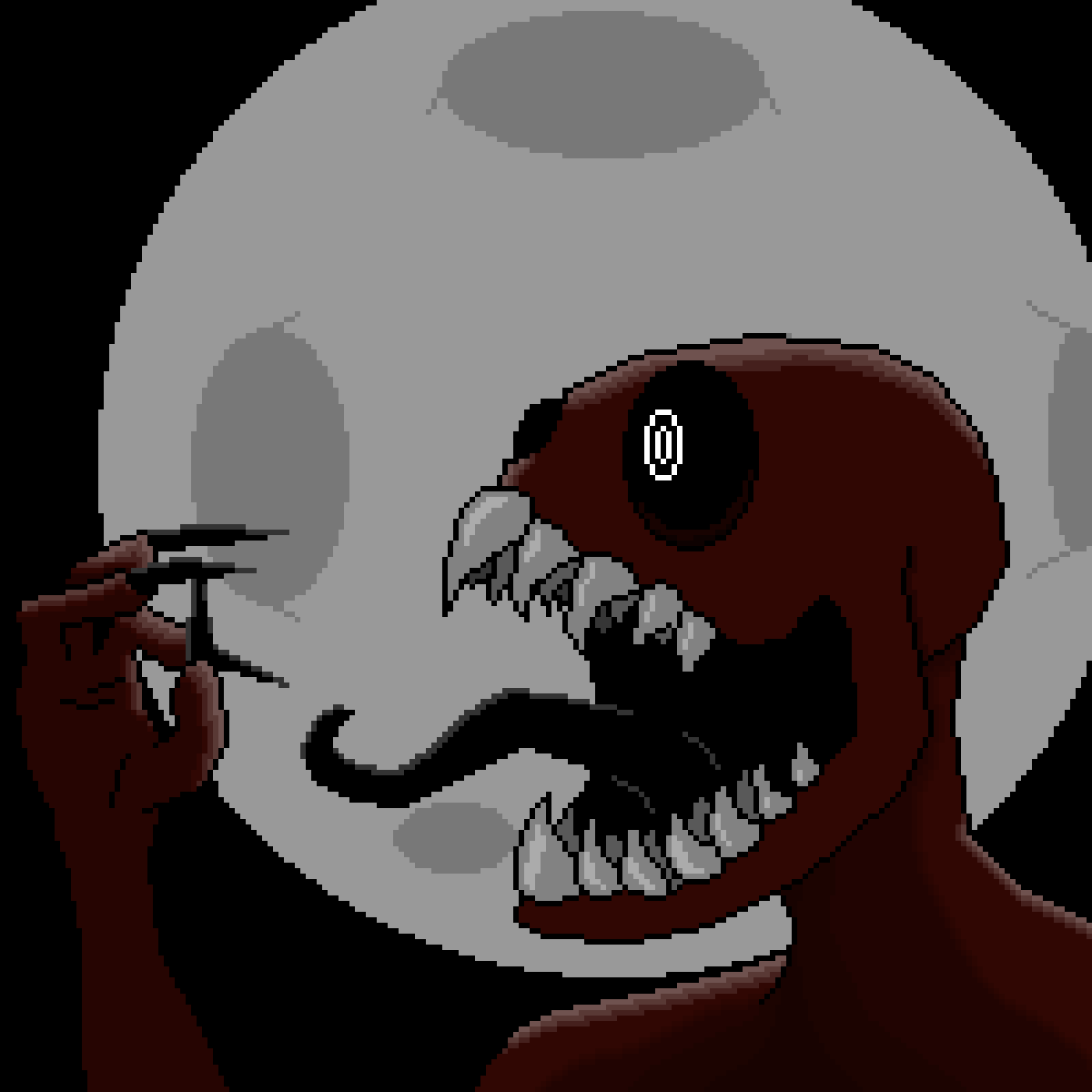 Pixilart - The Midnight Demon by TheCosmicGamer