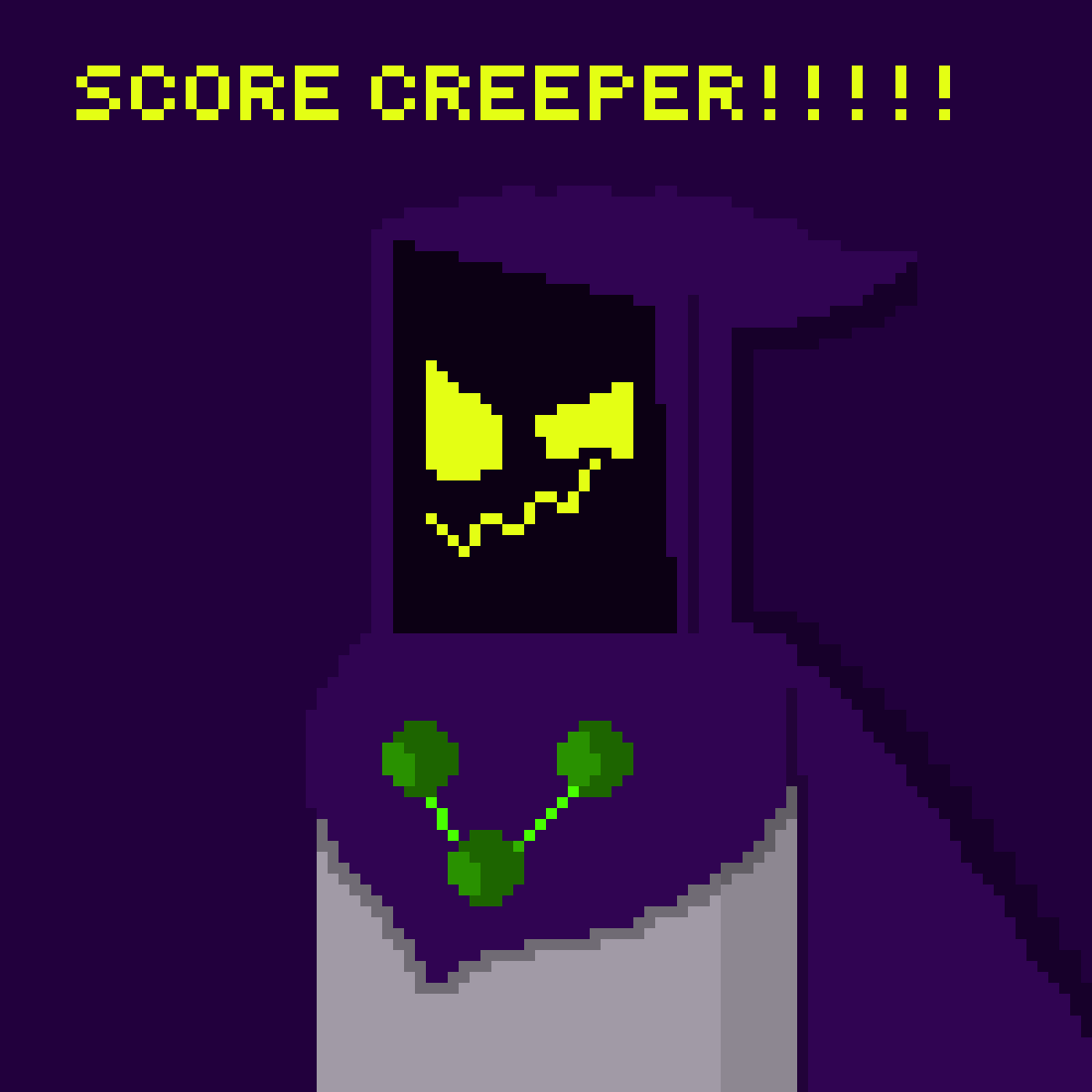 Pixilart - Score Creeper! by KittyxDogs4Life