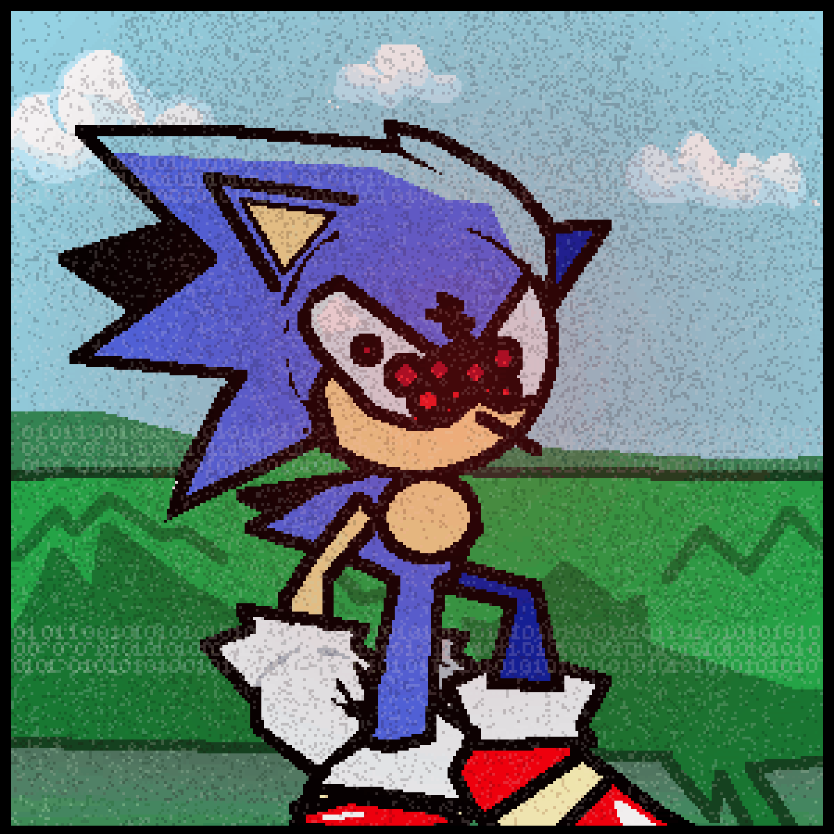 Pixilart - GameBreaker Sonic by GlicthedGames