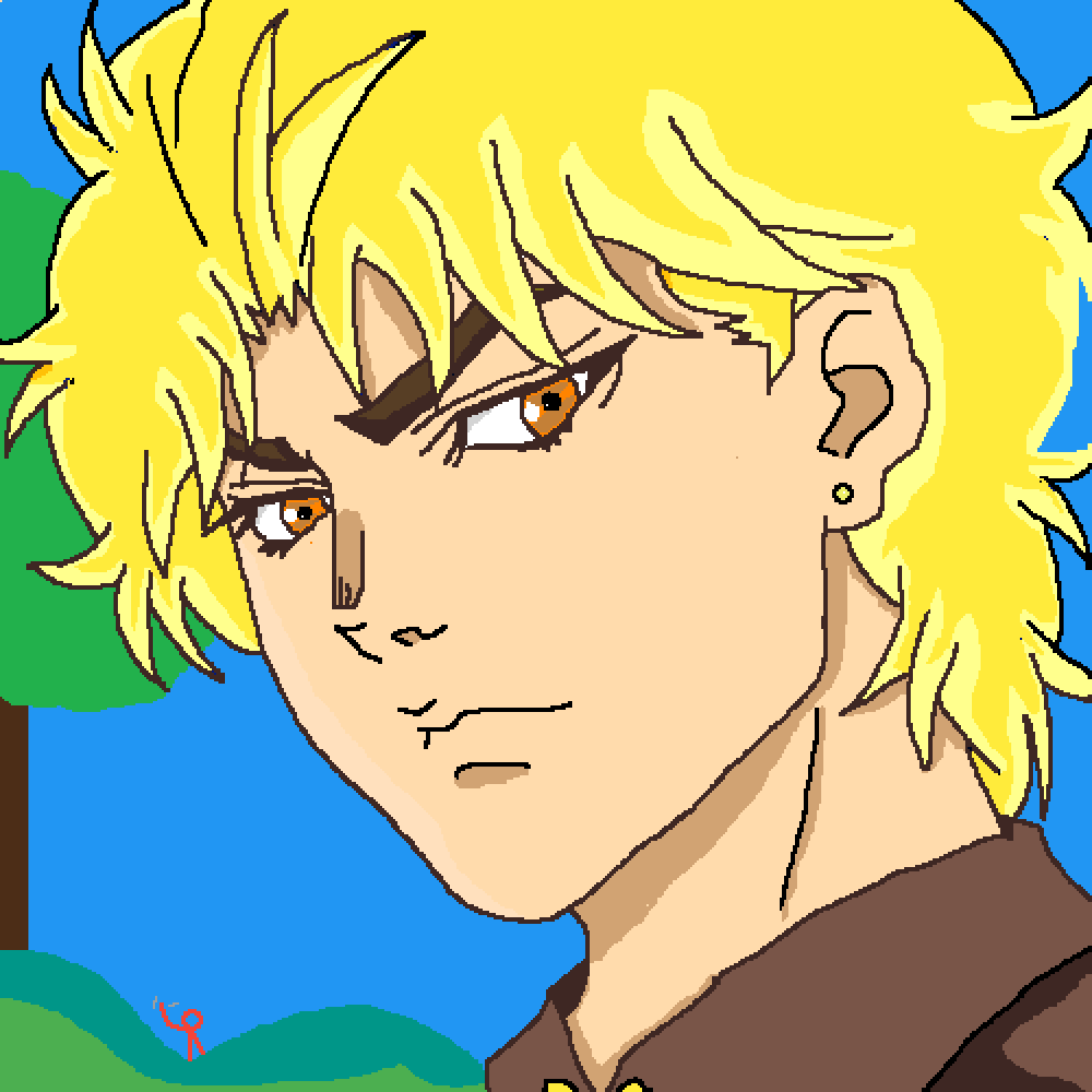 Pixilart - Dio Brando (And bob) (recolour, Improvement by EEM