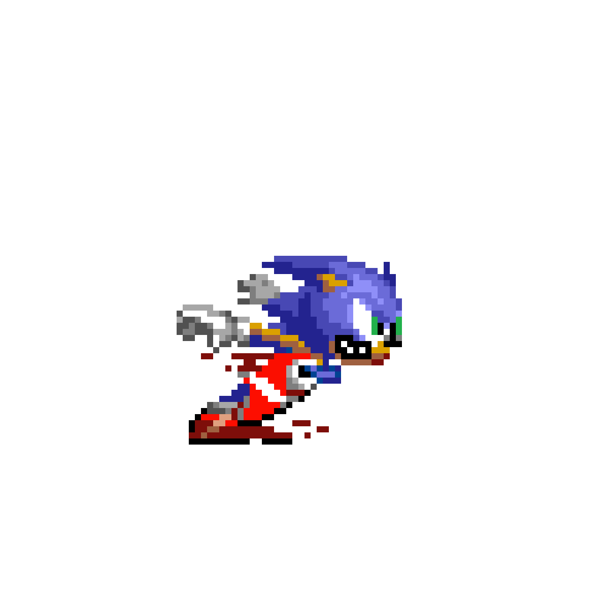 Gif De Sprite De Sonic Corriendo Collabs Pixel Art Gallery