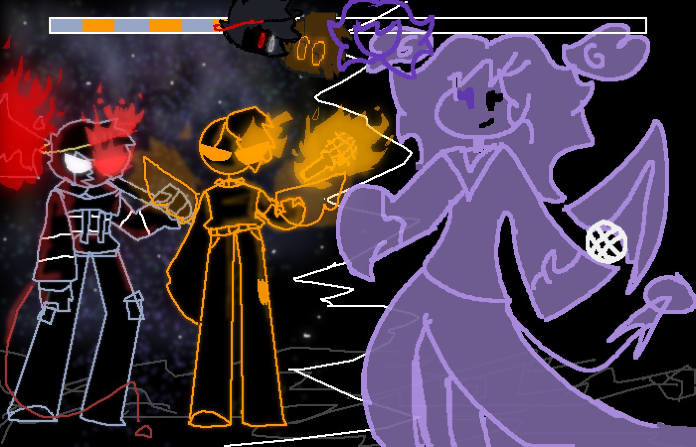 Pixilart - VS GODESS DRAGON by Fnf-Dragon-Homi