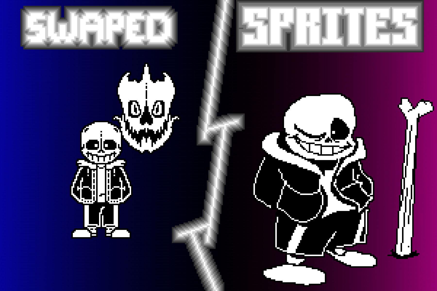 Pixilart - SWAPED SPRITES by goldnewofl76