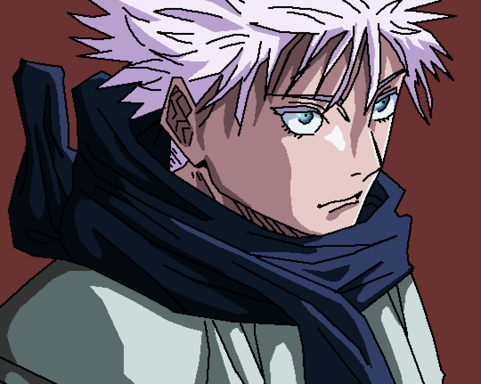 Pixilart - culling games gojo by Dokkanarts