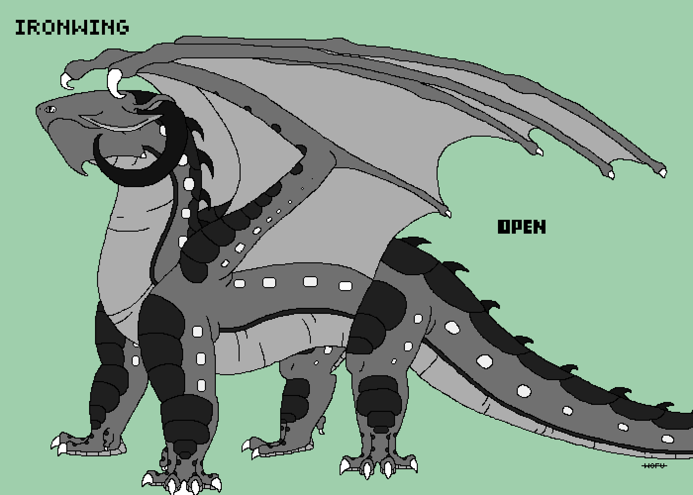 Pixilart - WoF IronWing Adoptables by WoF-Unlimited