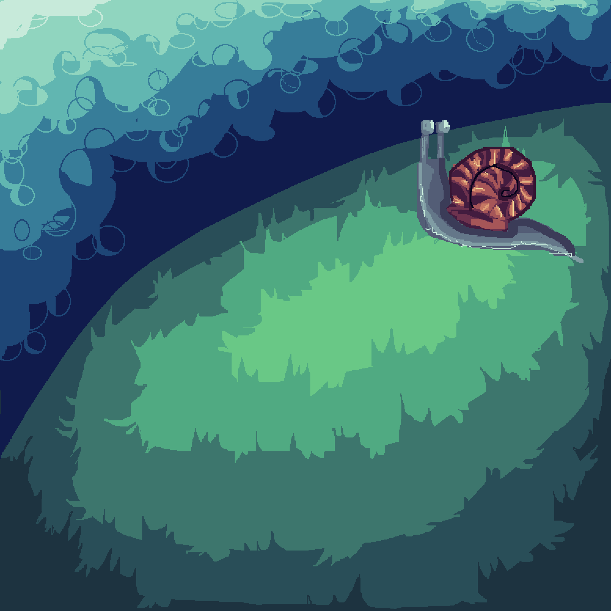 Pixilart - Snail Looking At The Sky by the-snail