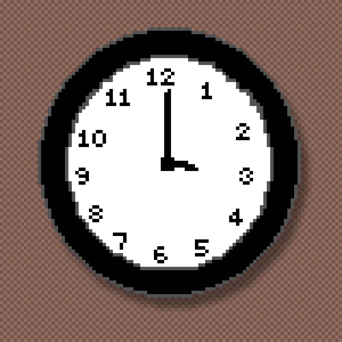 Pixilart - Clock by FallingInStyle