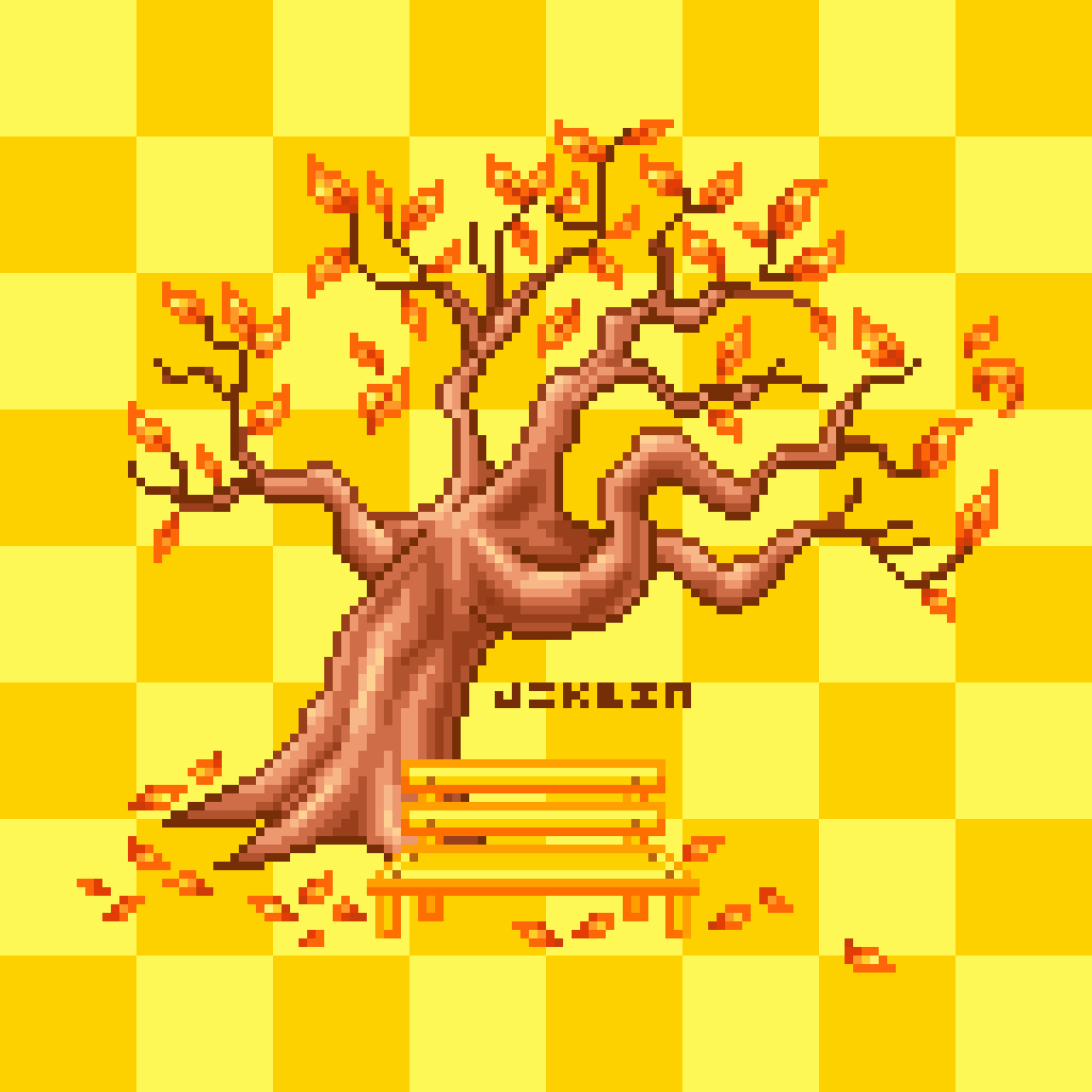 Pixilart - Autumn Tree by Jeklin