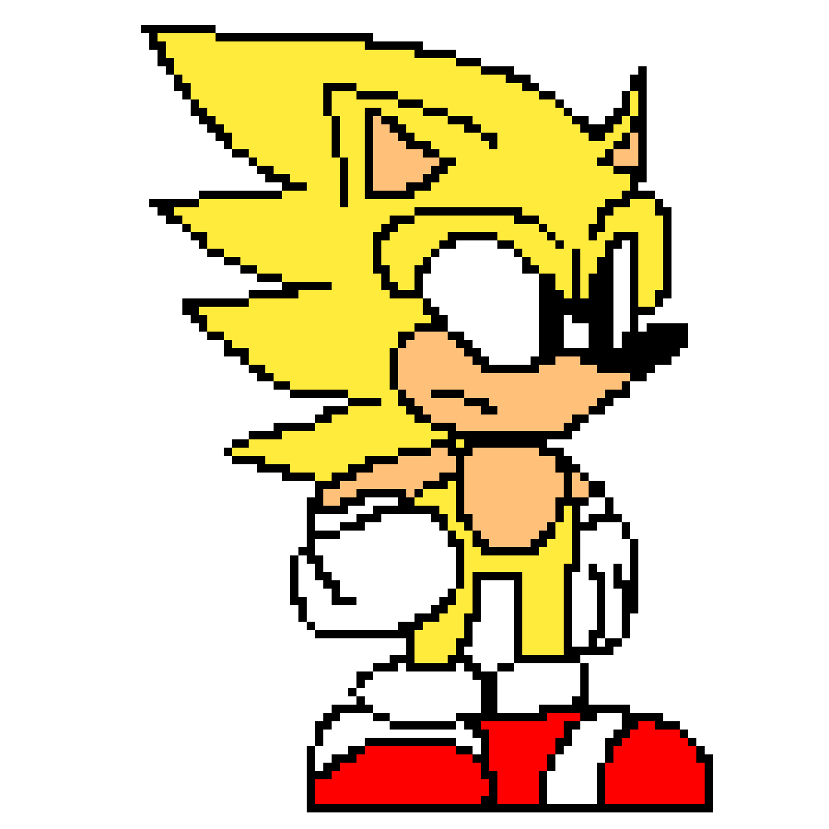 Pixilart - Super Junio Sonic by StudiosDaHedge