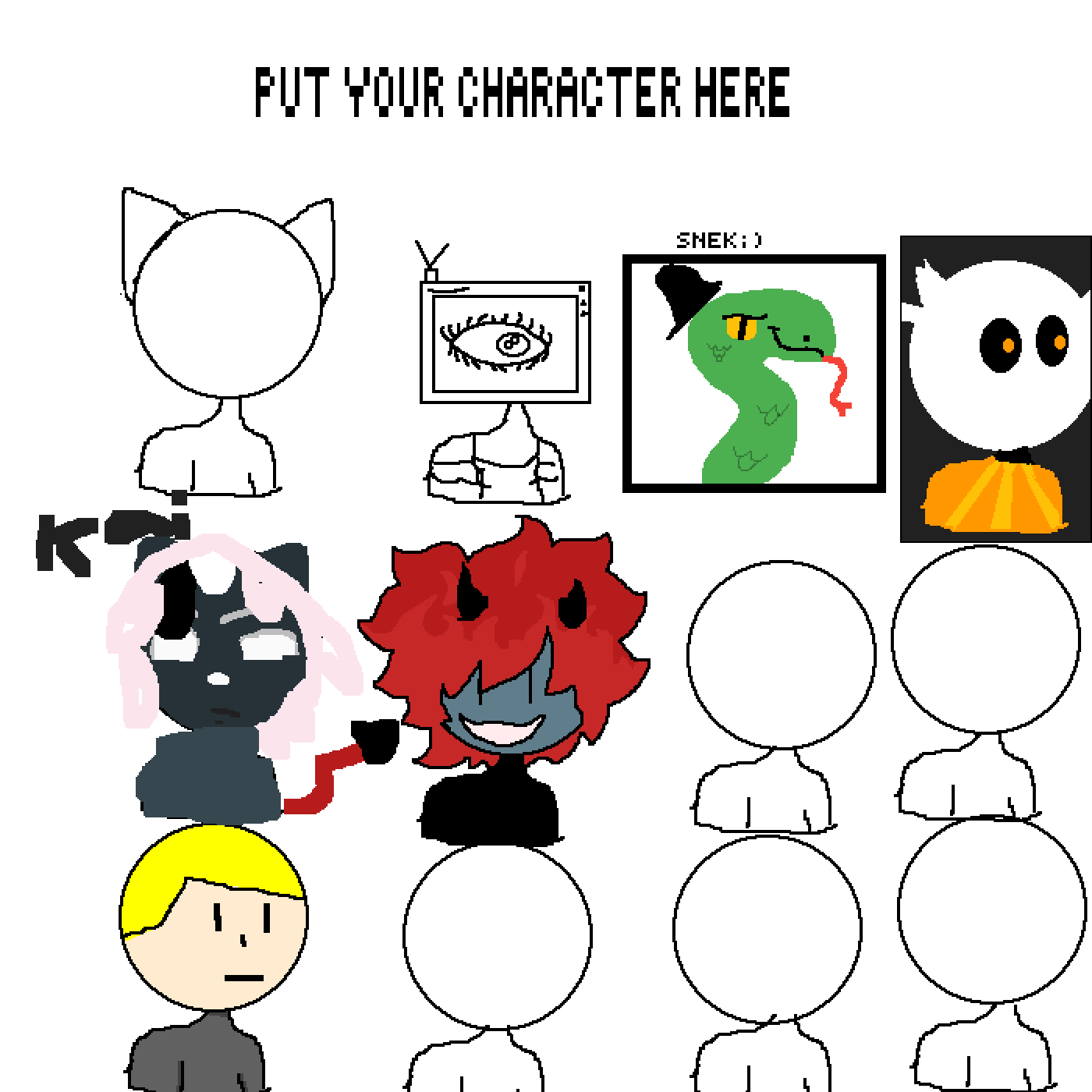 Pixilart - put your character by Mark10