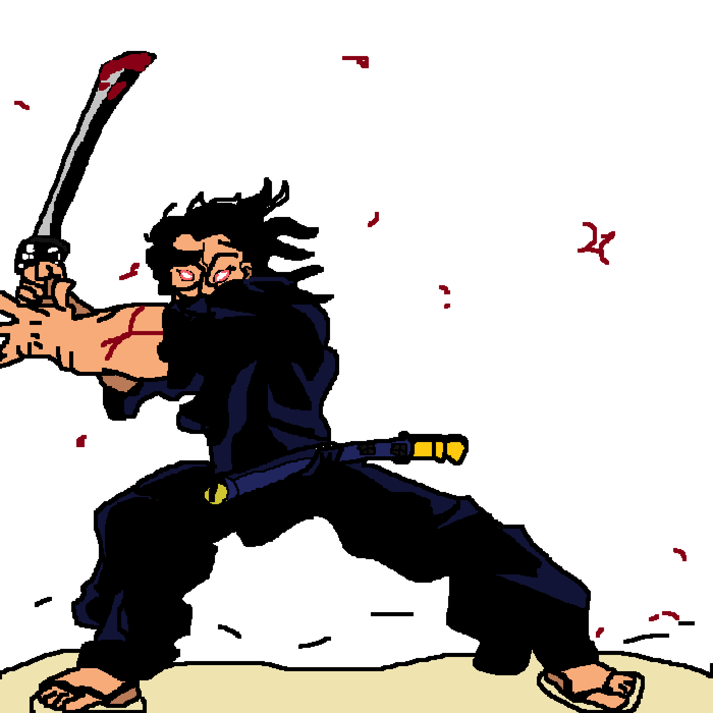 Pixilart - musashi miyamoto by Anonymous