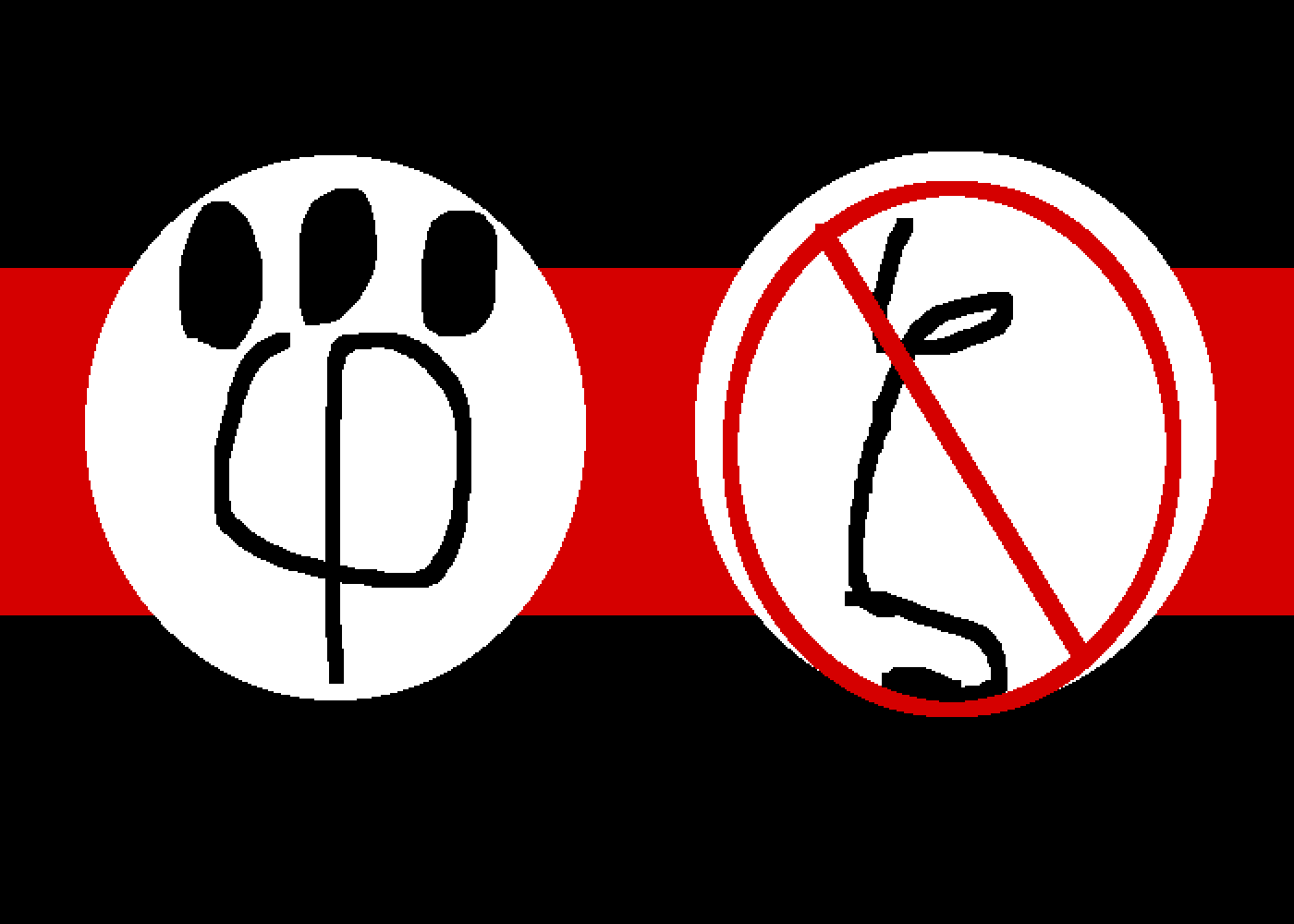 Pixilart - anti-furry furry flag by Boxperson