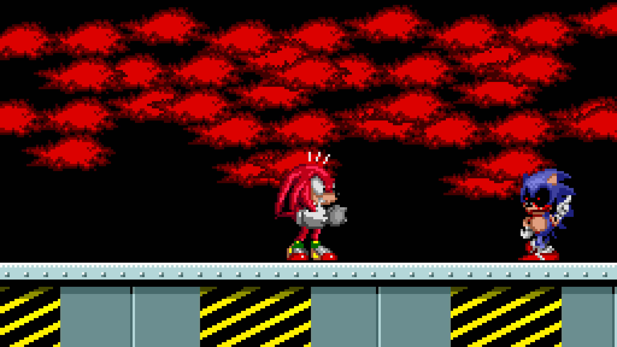Pixilart - Sonic.EXE (Knuckles) by Felipebsaga