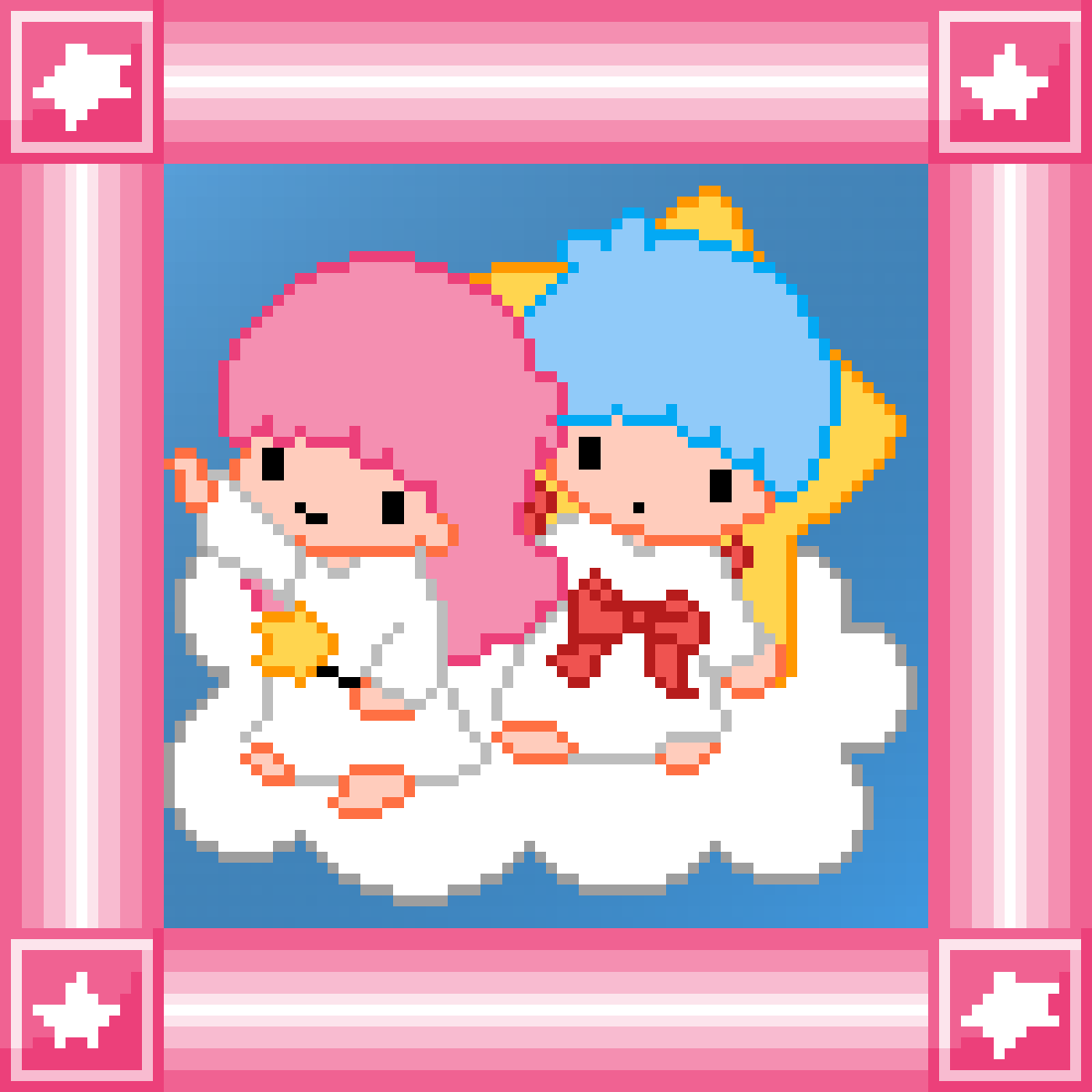 Pixilart - Little Twin Stars art 2 by Jeklin