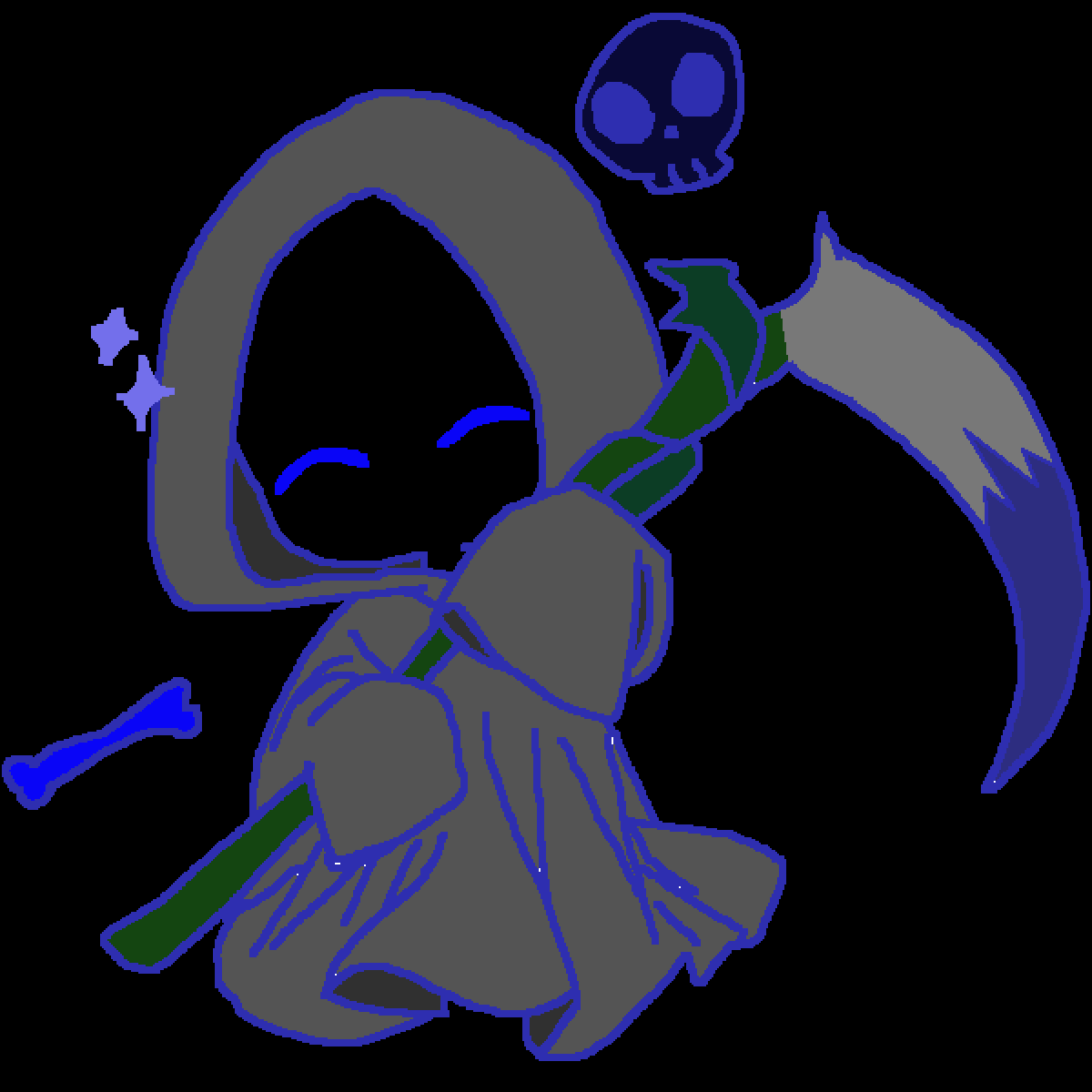 Pixilart - Lil Reaper by 7657